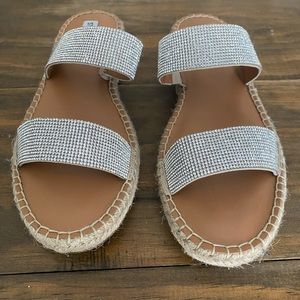 Steve Madden | Shoes | Steve Madden Womens Celeste Rhinestone Slide ...